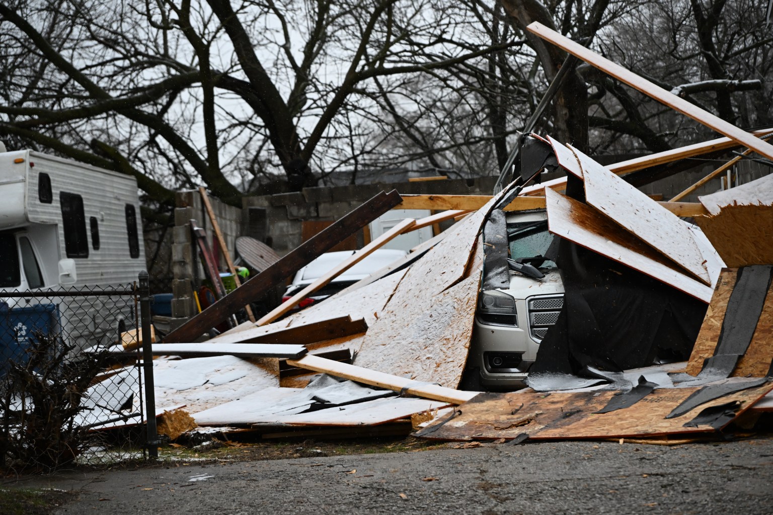 Possible tornado Tears Through Gary - Capital B Gary